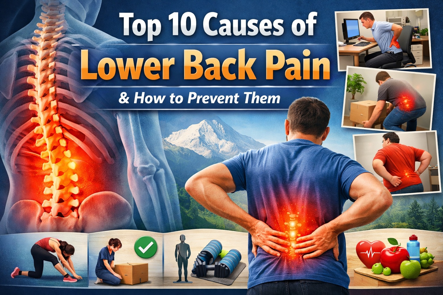 Top 10 Causes of Lower Back Pain and How to Prevent Them
